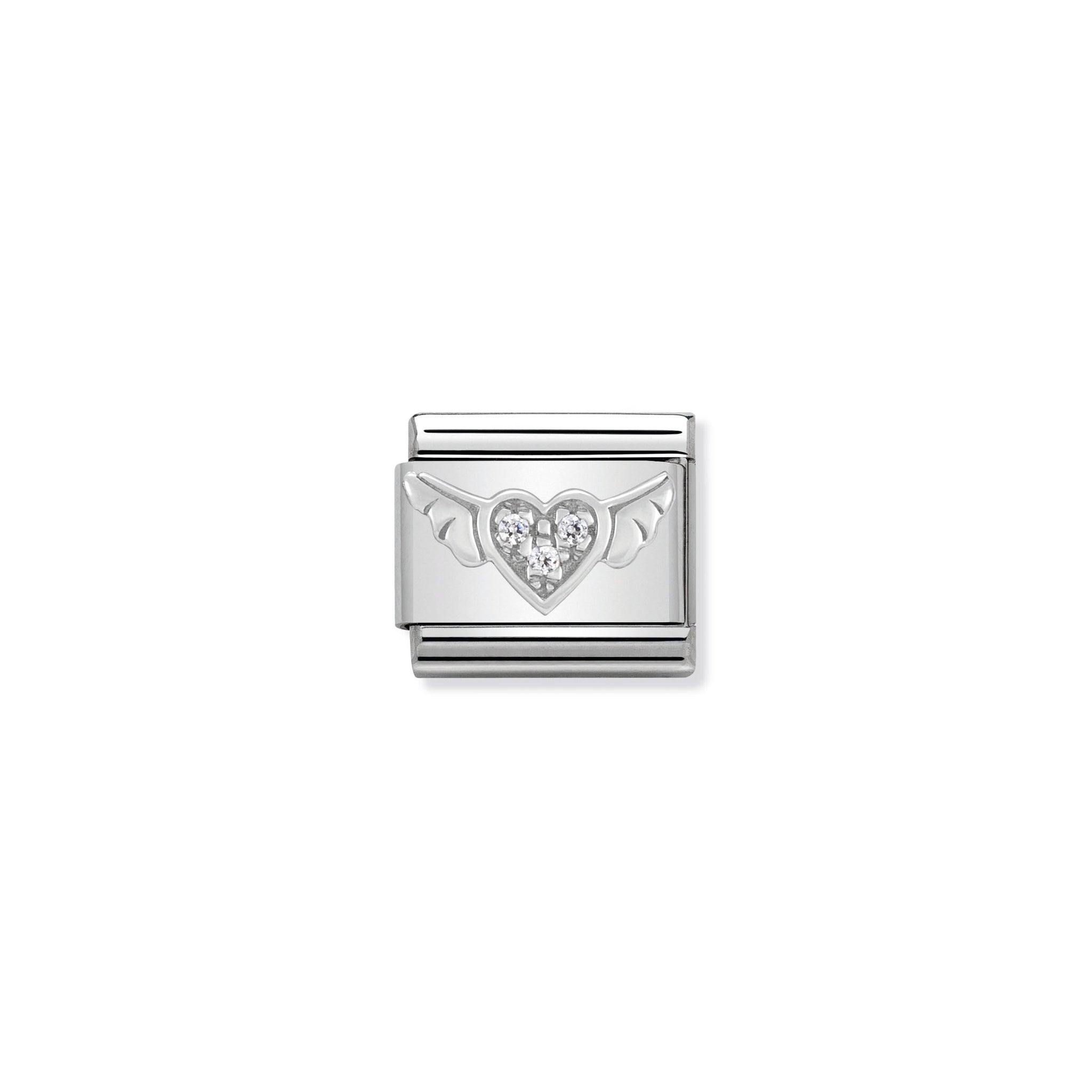 Composable Cl Symbols Steel , Cubic Zirconia And 925 Sterling Silver F