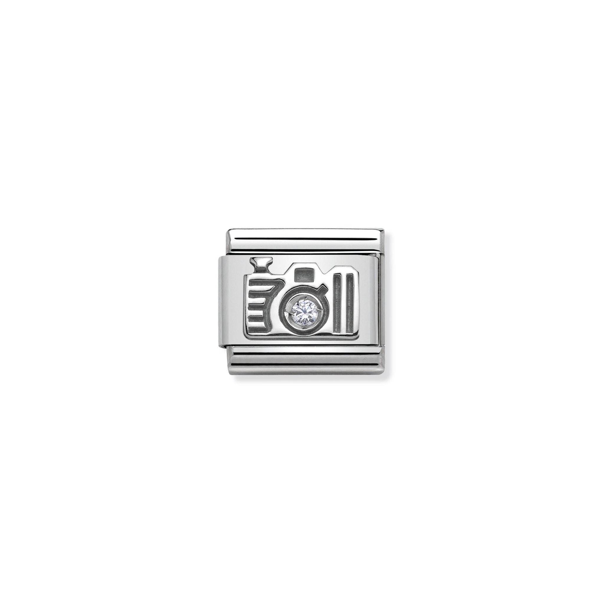 Composable Cl Symbols Stainless Steel , 925 Sterling Silver, And Cubic