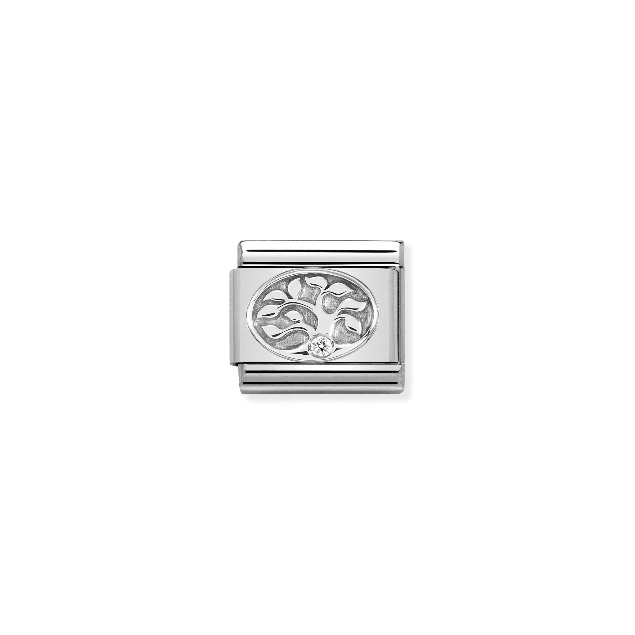 Composable Cl Symbols Stainless Steel , 925 Sterling Silver, And Cubic