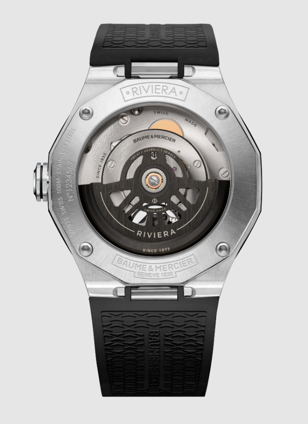 Baume & Mercier Riviera 10721 Automatic watch, Skeleton - 42mm M0A1072